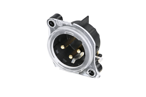 NC3MAH-LR - XLR chassis, halo series, 3-pole, male | Neutrik